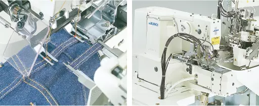 JUKI MOL-254-MABC AUTOMATIC 2 NEEDLE BELT LOOP ATTACHING MACHINE | Juki ...