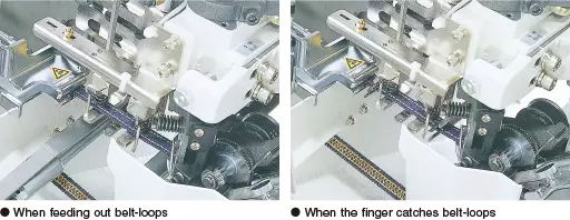 JUKI MOL-254-MABC AUTOMATIC 2 NEEDLE BELT LOOP ATTACHING MACHINE | Juki Industrial Sewing ...