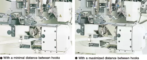 JUKI MOL-254-MABC AUTOMATIC 2 NEEDLE BELT LOOP ATTACHING MACHINE | Juki Industrial Sewing ...